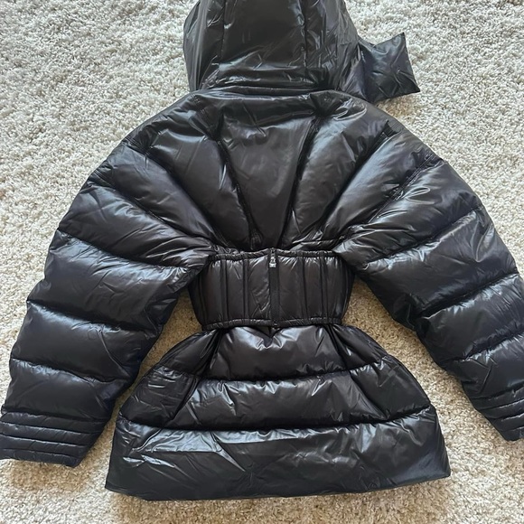 Versace | Jackets & Coats | Versace Bustier Puffer Black Jacket For ...